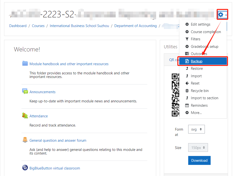 Module migration - backup module - Knowledge Base